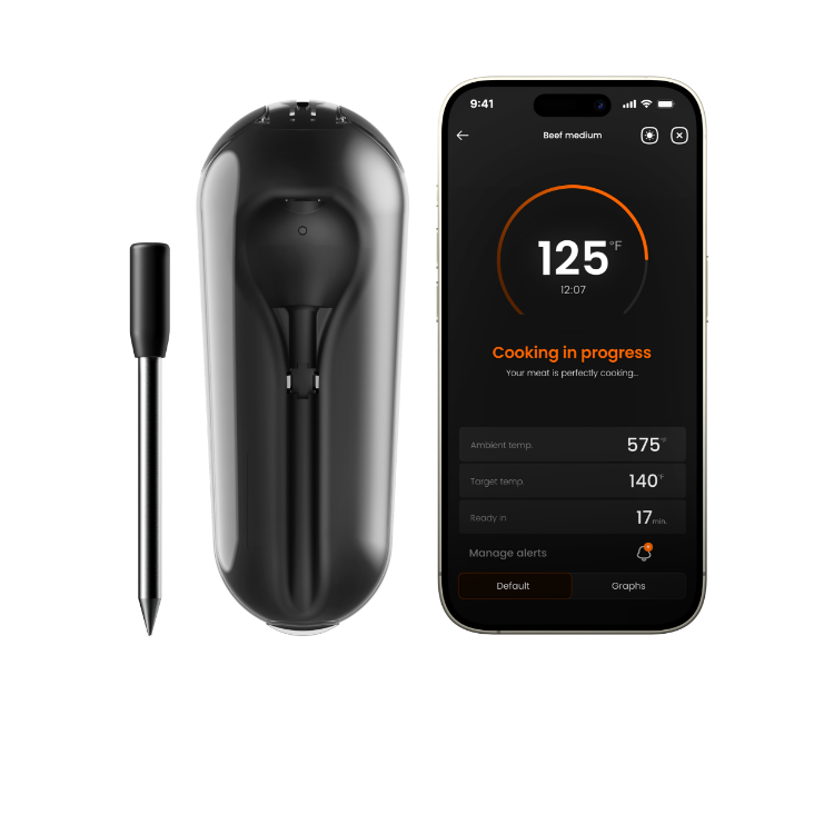 Meat°it 3 - Wireless meat cooking thermometer Flame resistant - Orka