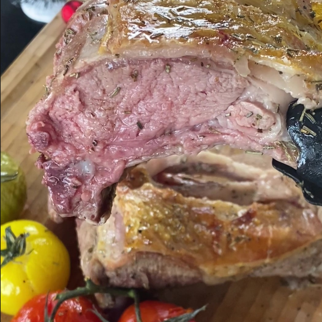 Lamb Racks with Colorful Tomatoes Recipe - Orka